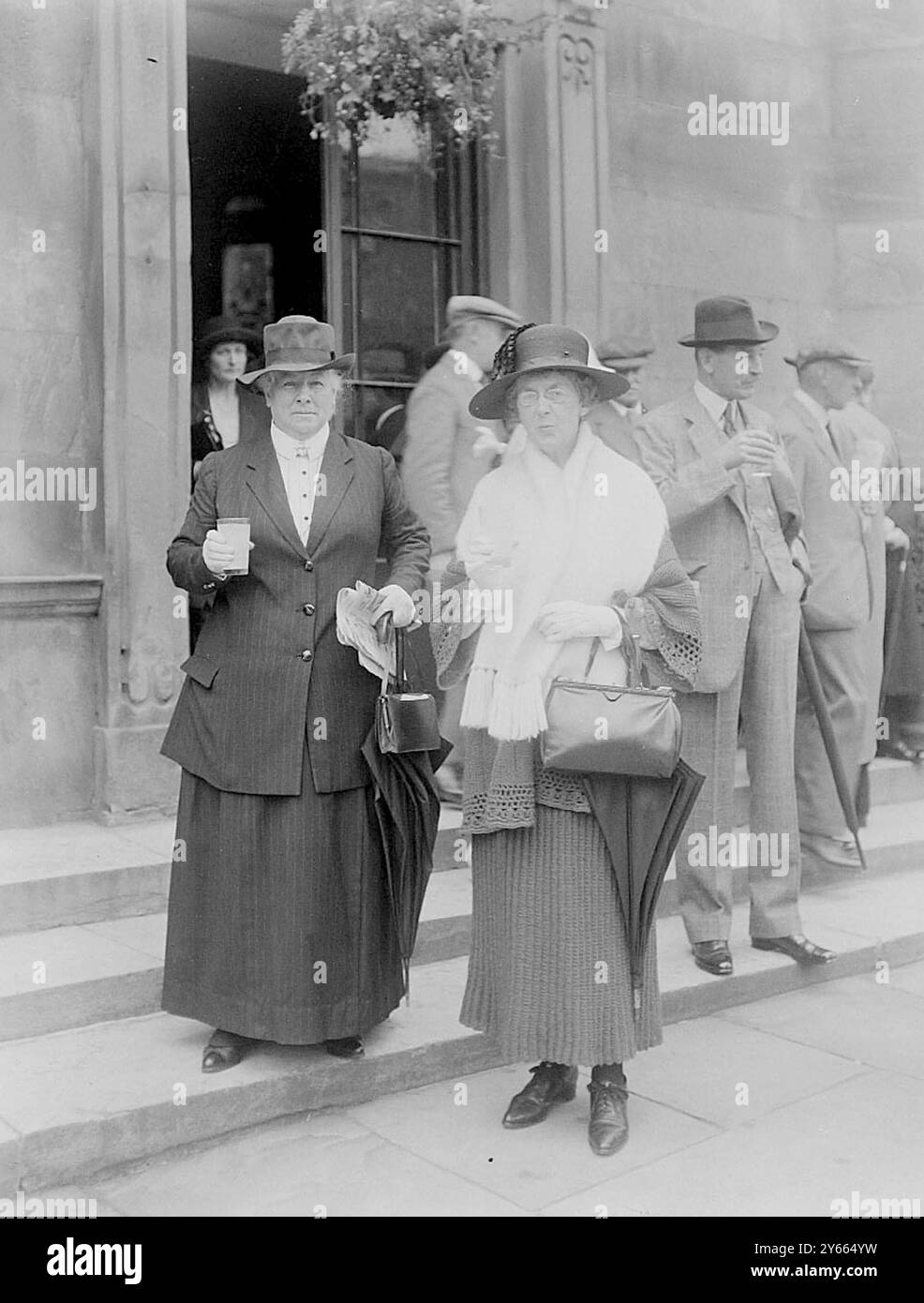 Taking the waters at Harrogate 1923 Miss Craigie Hackett and the ...