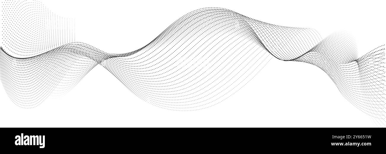 Vector illustration. Wave-like patterns depict dynamic nature of ...