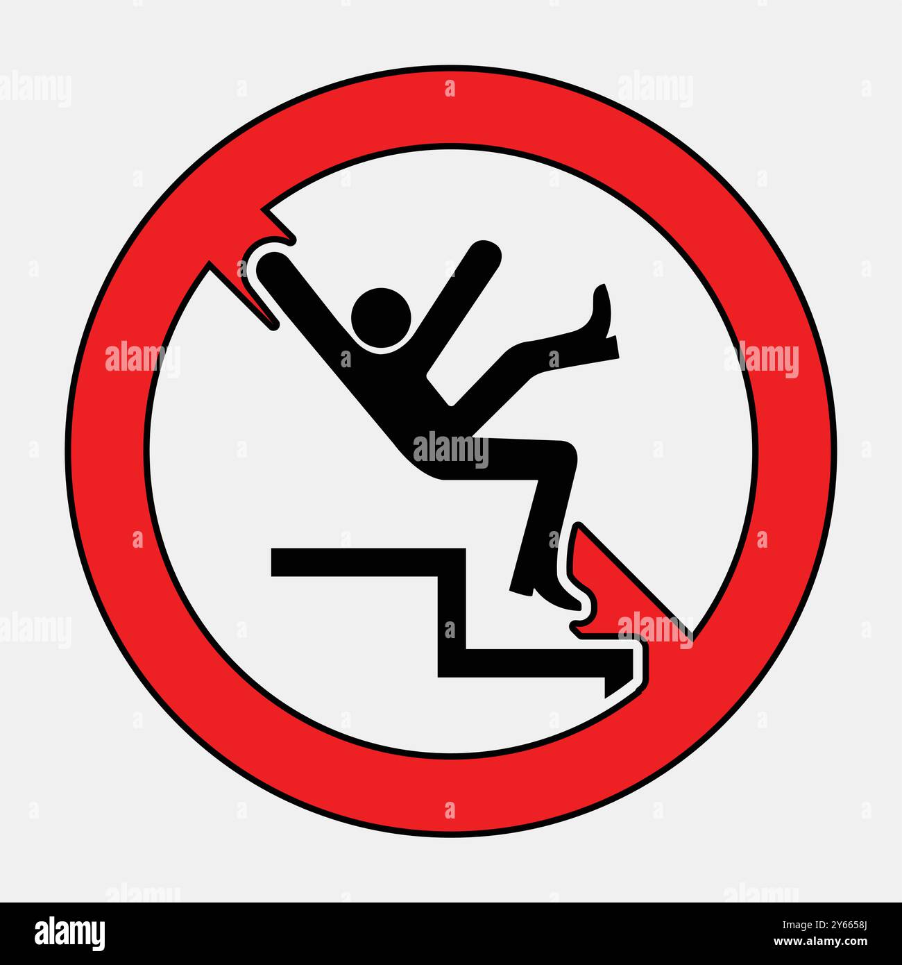 This graphic illustrates a warning sign indicating a slip hazard ...