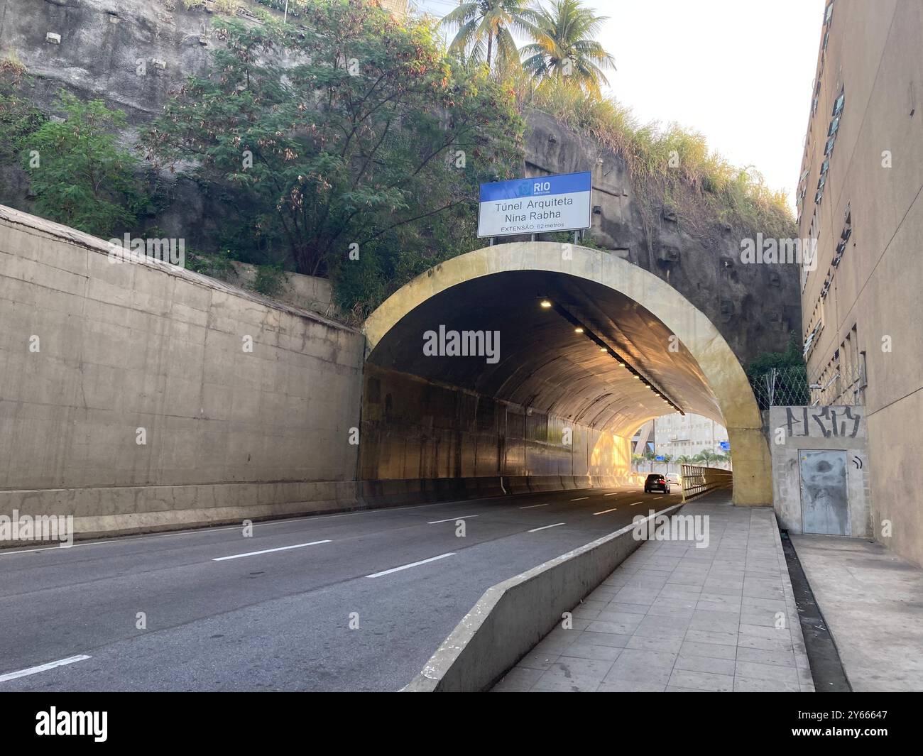 Architect Nina Rabha Tunnel, Rio de Janeiro, Brazil. Gamboa ...