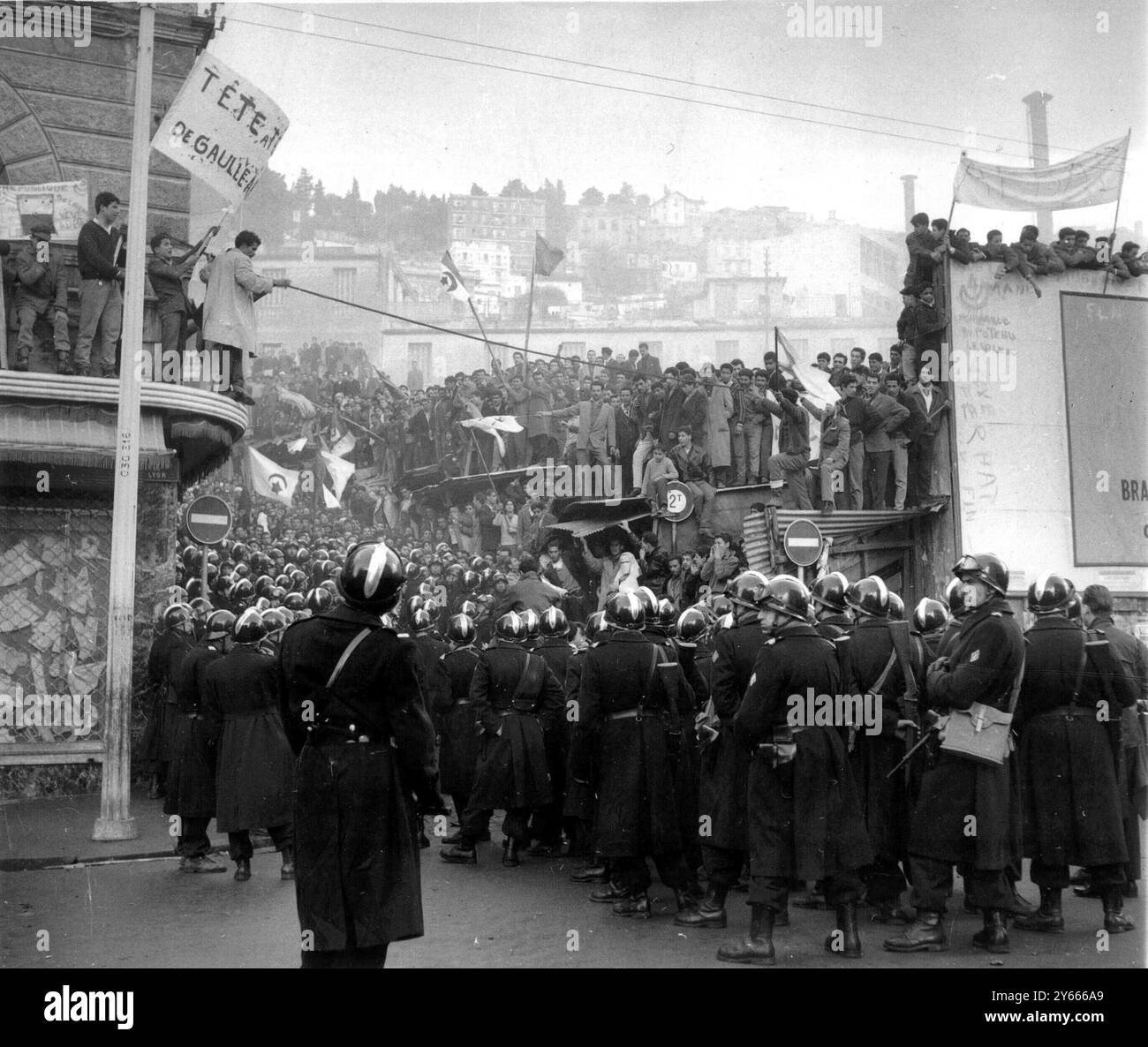 North africa riots de gaulle visit hi-res stock photography and images ...