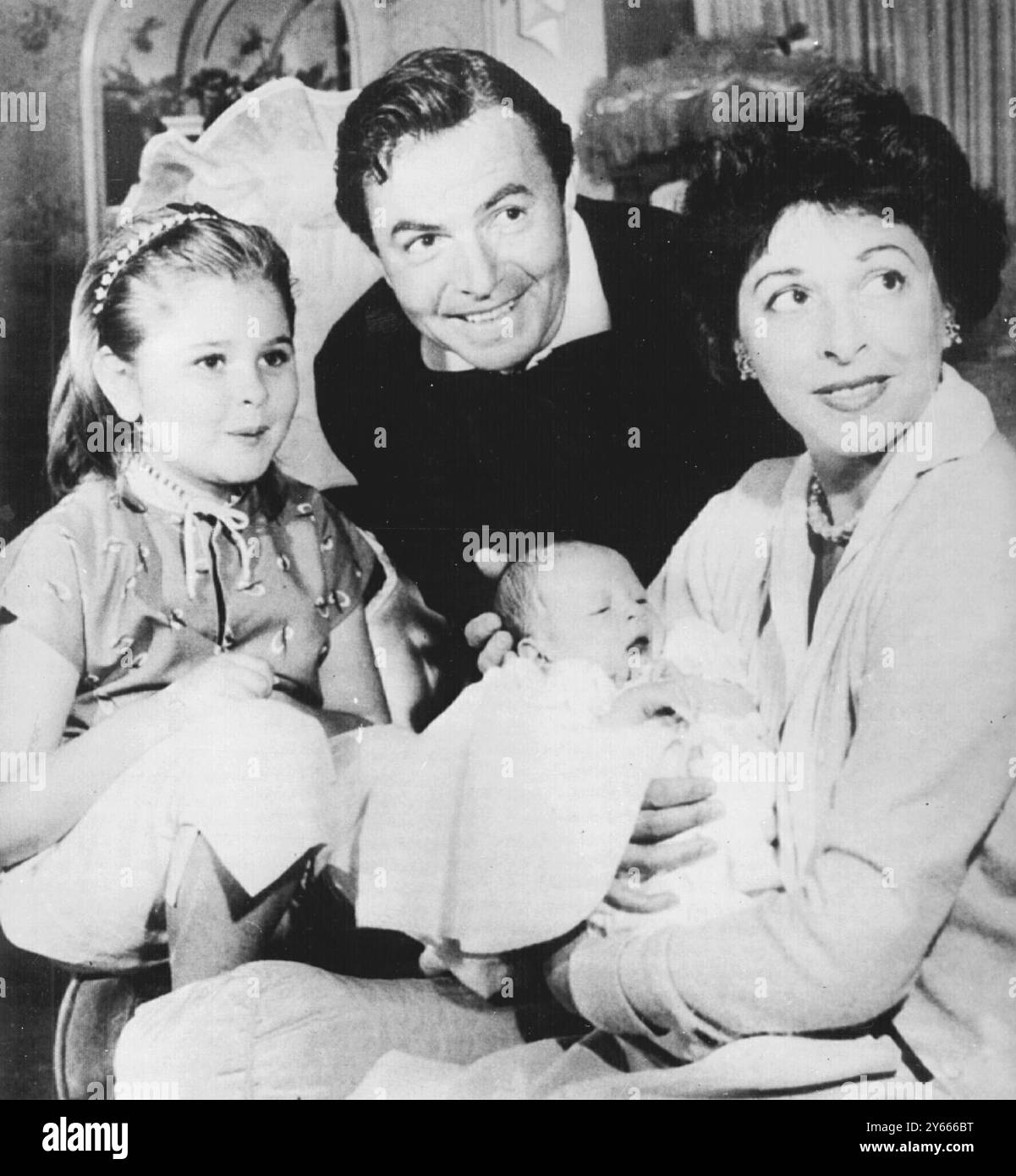 James mason, with his wife Pamela Kelino and his 6 year old daughter ...