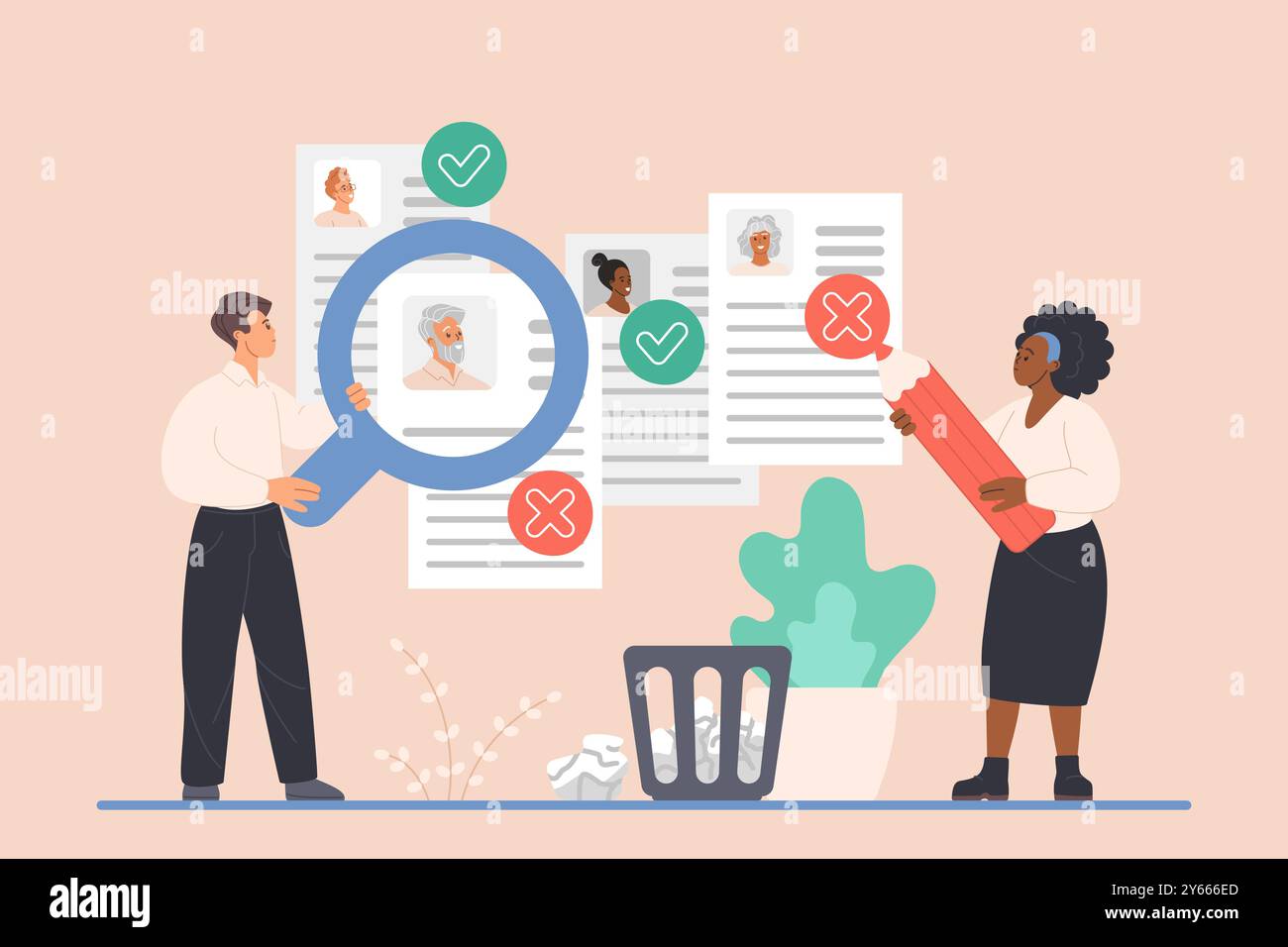 Ageism and discrimination problem of employment, unequal rights and ...