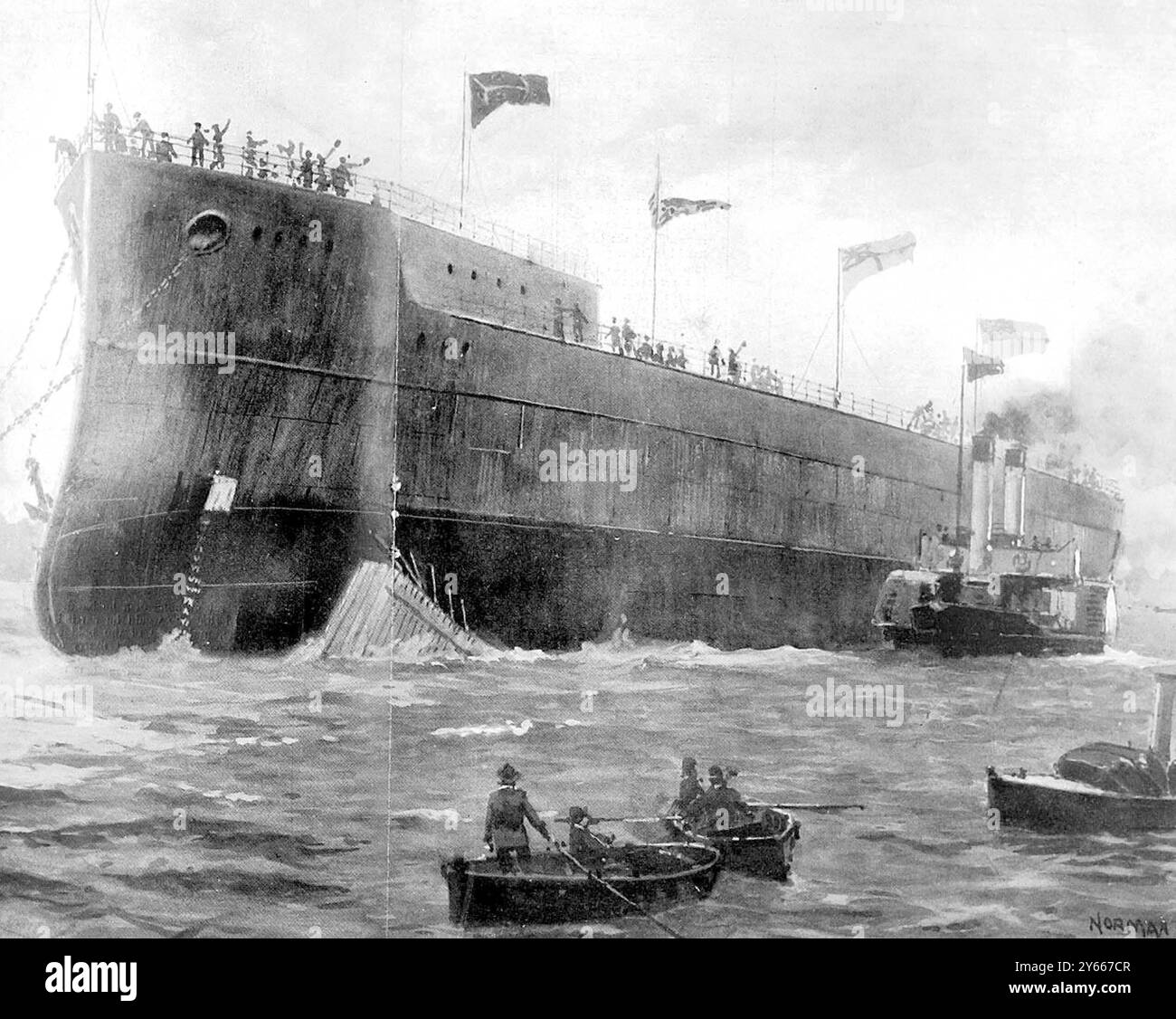 Dreadnought Battleship 1906 Stock Photo - Alamy