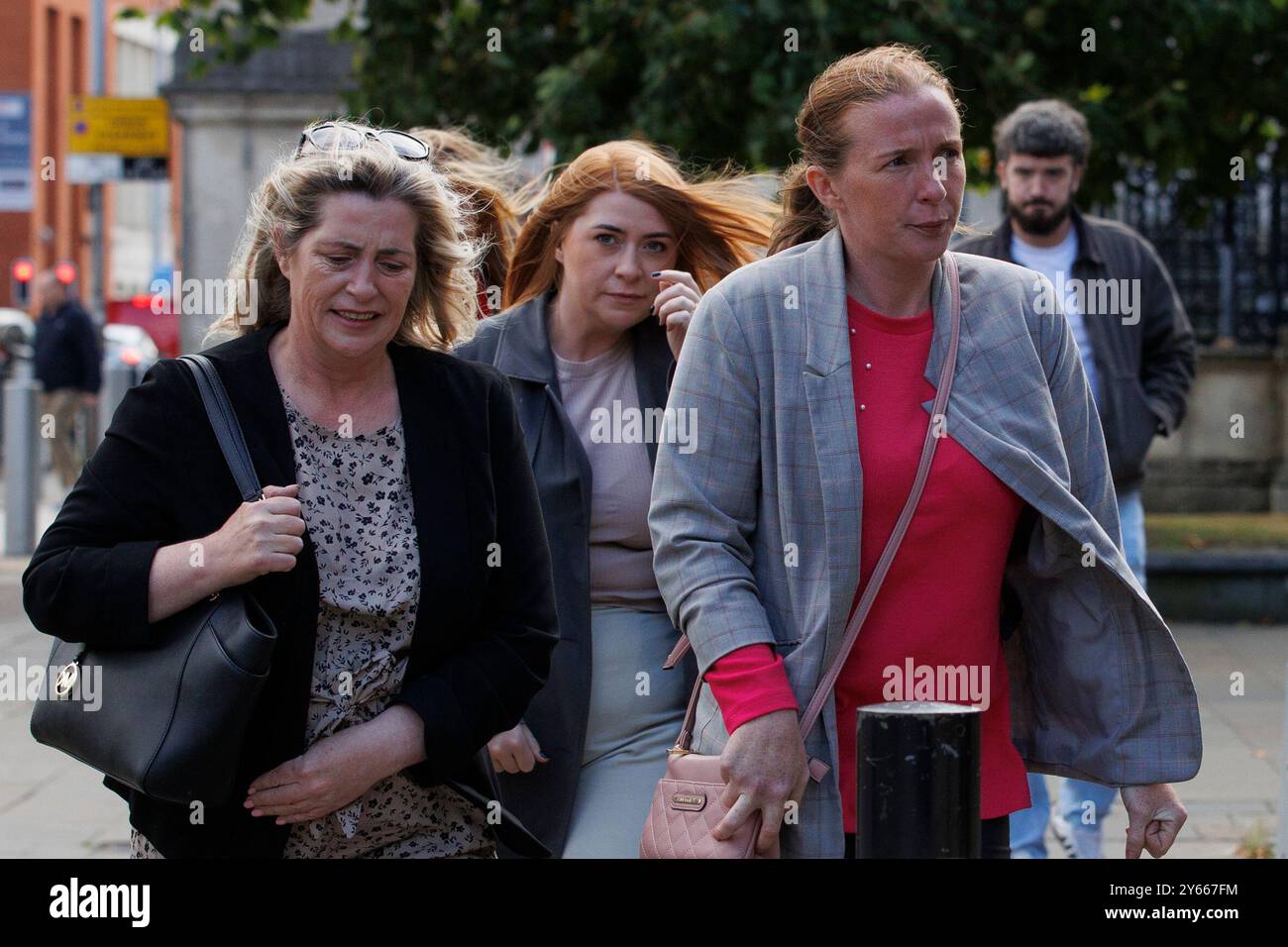 Katie Simpson's family and friends arrive at the Coroner's Court in ...