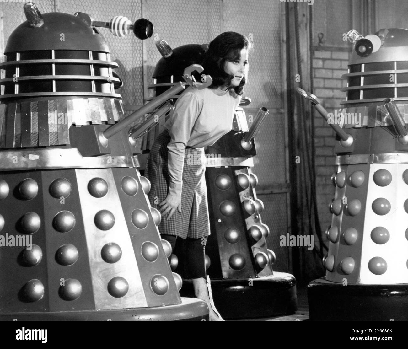 DALEK DILEMMA London: Girl caught up by the Daleks --the grotesque ...