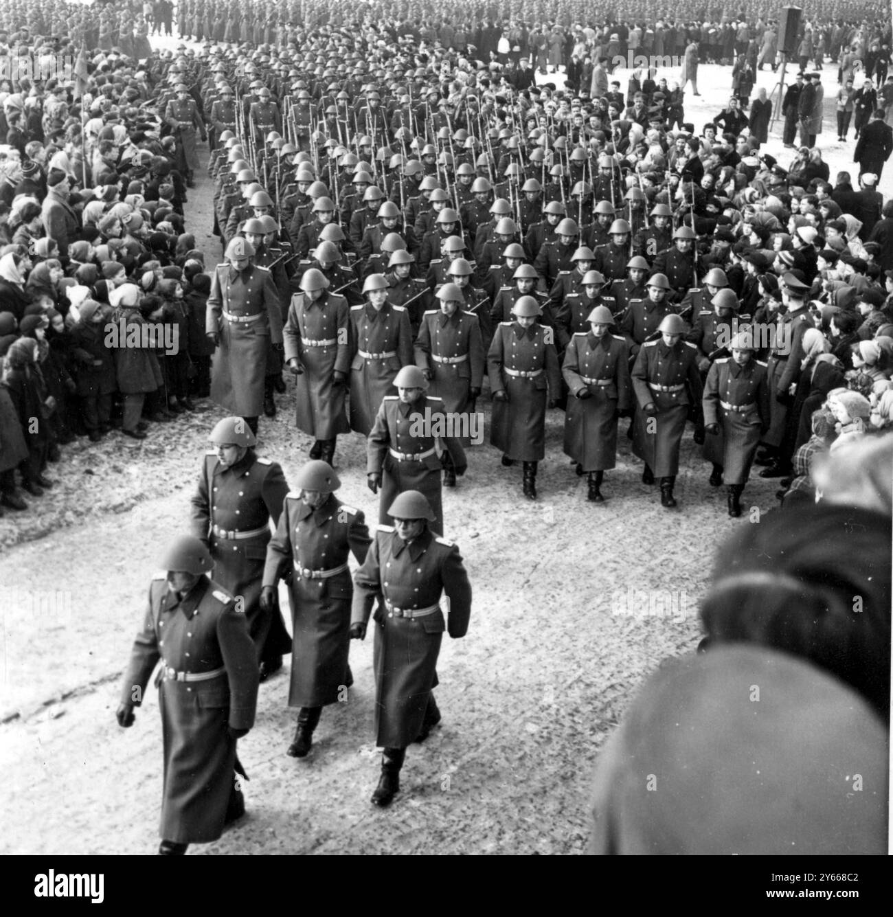 Leipzig East Germany East German People's Army celebrated second ...