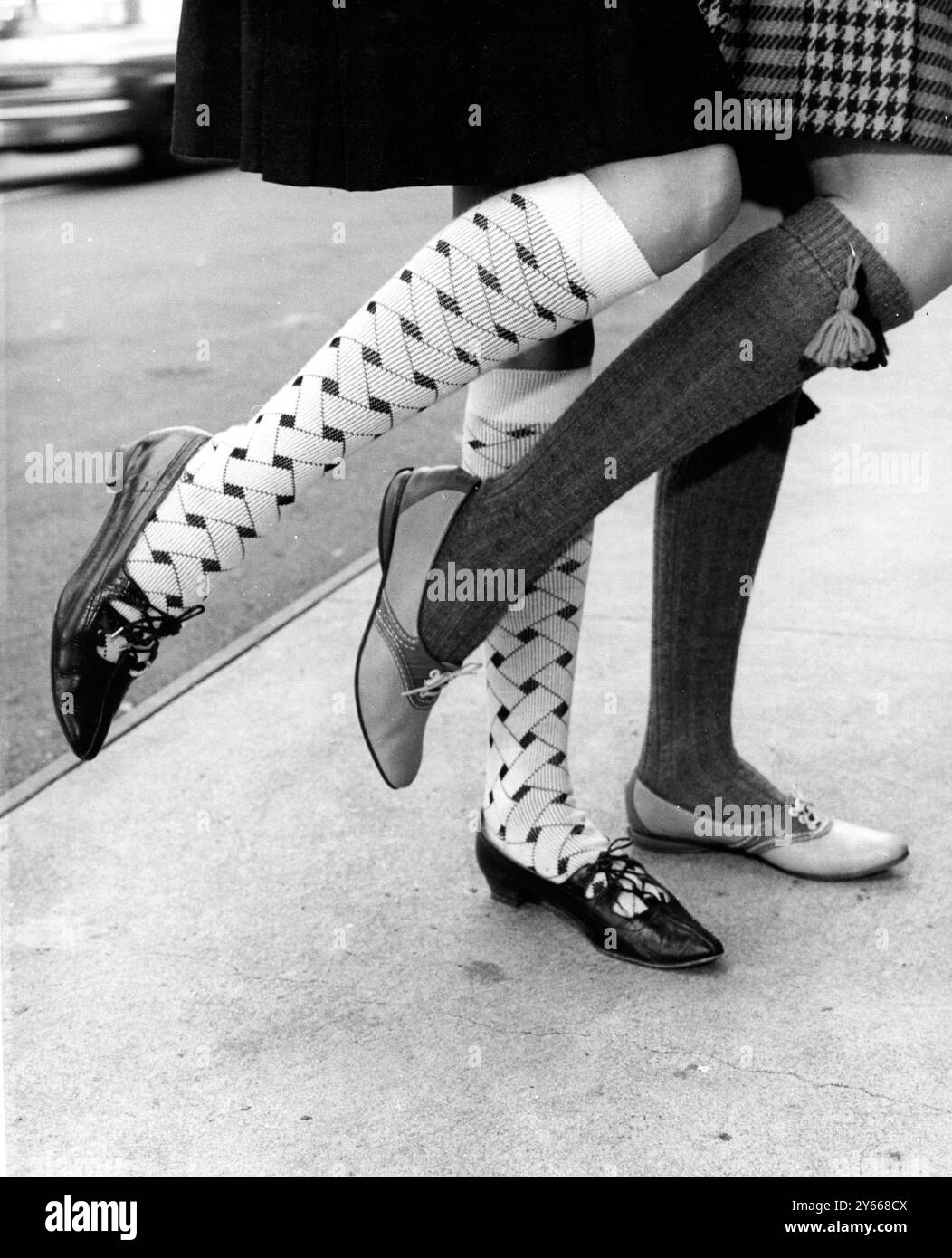 Knee high socks 1960s hi-res stock photography and images - Alamy