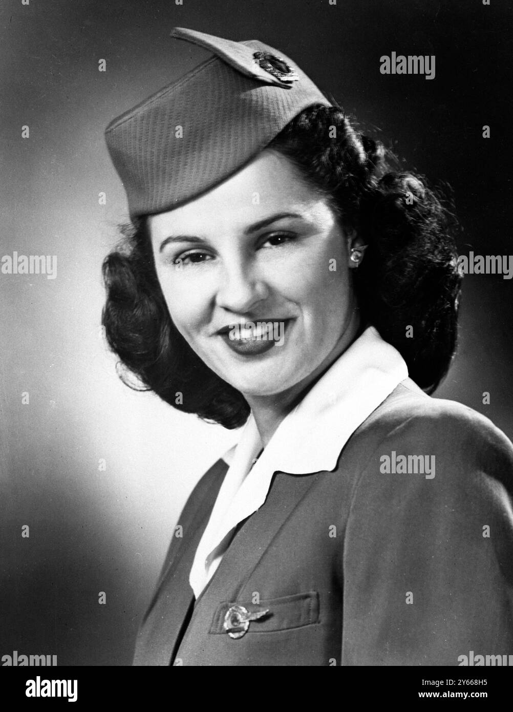 Scottish born Ellen Murdoch , first international stewardess to fly one ...