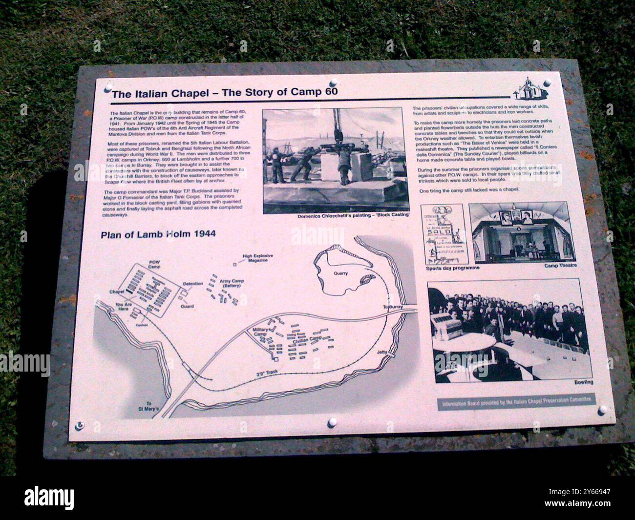 Scotland - Orkney - Information about The Italian Chapel on Lamb Holm ...