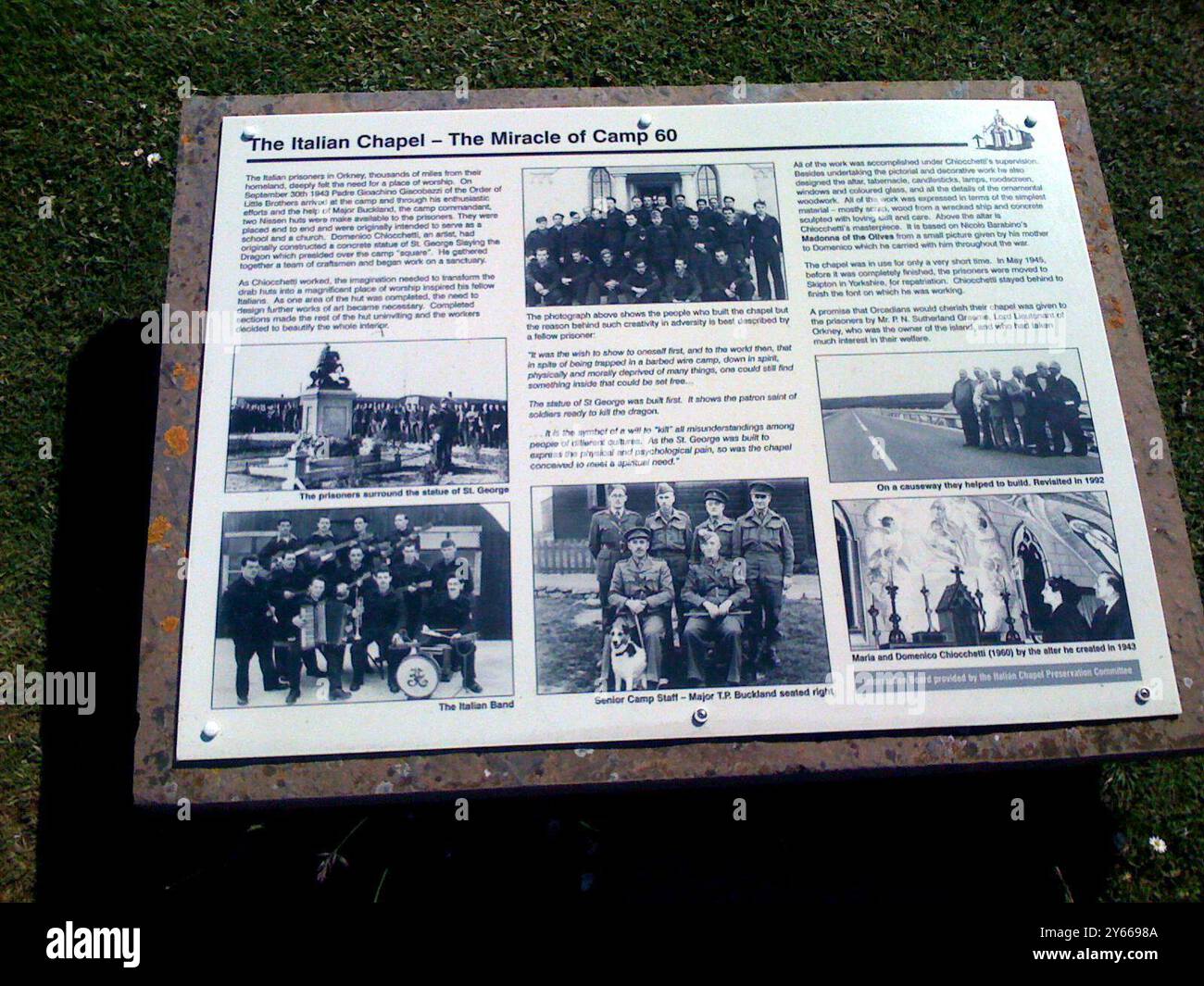 Scotland - Orkney - Information about The Italian Chapel on Lamb Holm ...