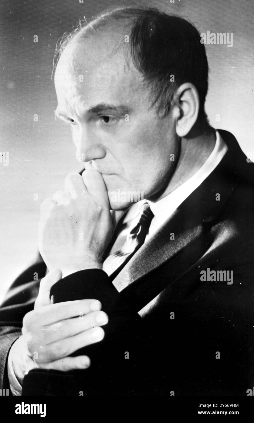Famous Soviet Pianist Svyatoslav Richter 30 April 1961 Stock Photo - Alamy