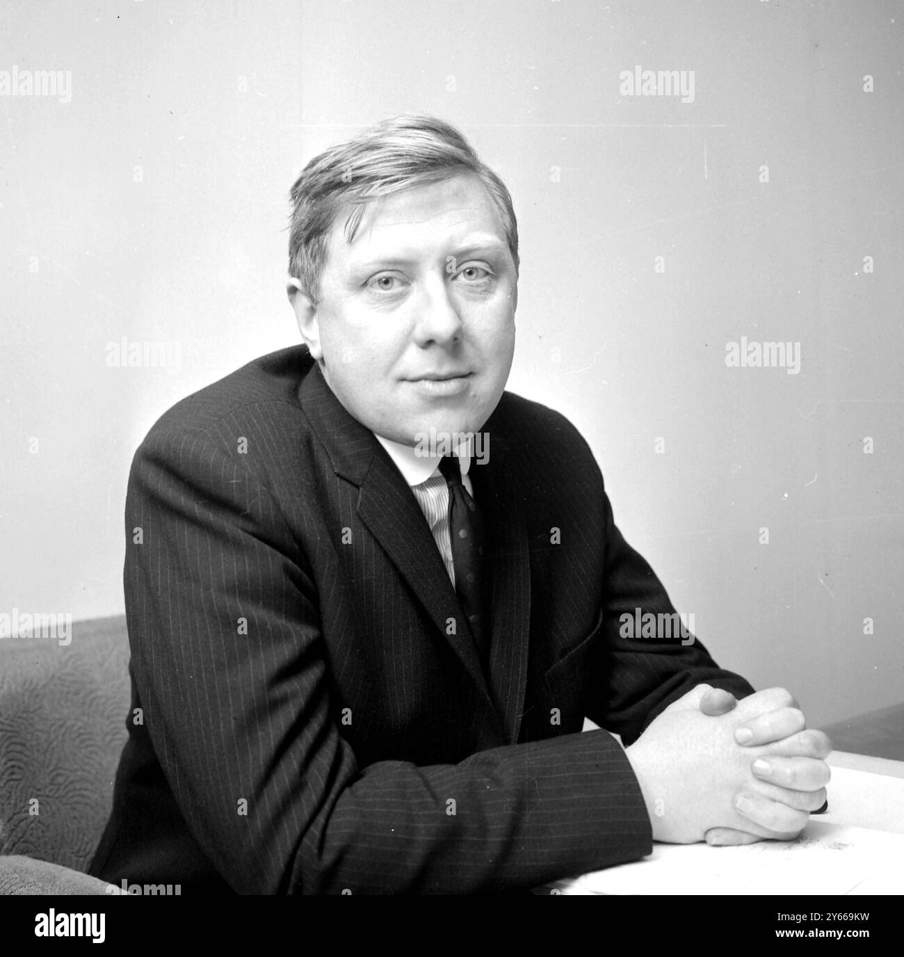 London: Labour M.P Roy Hattersley. 9 January 1967 Stock Photo - Alamy