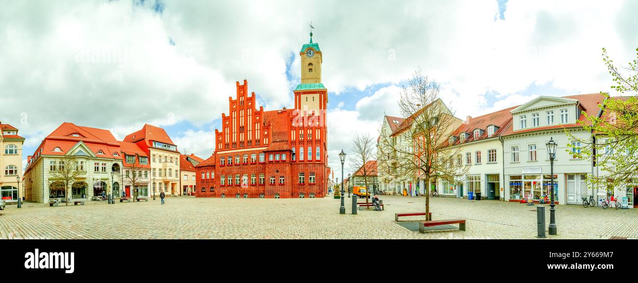 Old city of Wittstock Dosse, Germany Stock Photo - Alamy