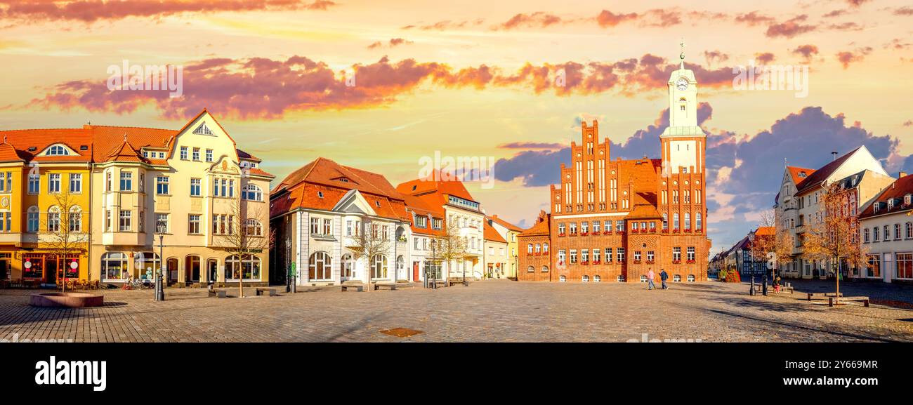 Old city of Wittstock Dosse, Germany Stock Photo - Alamy