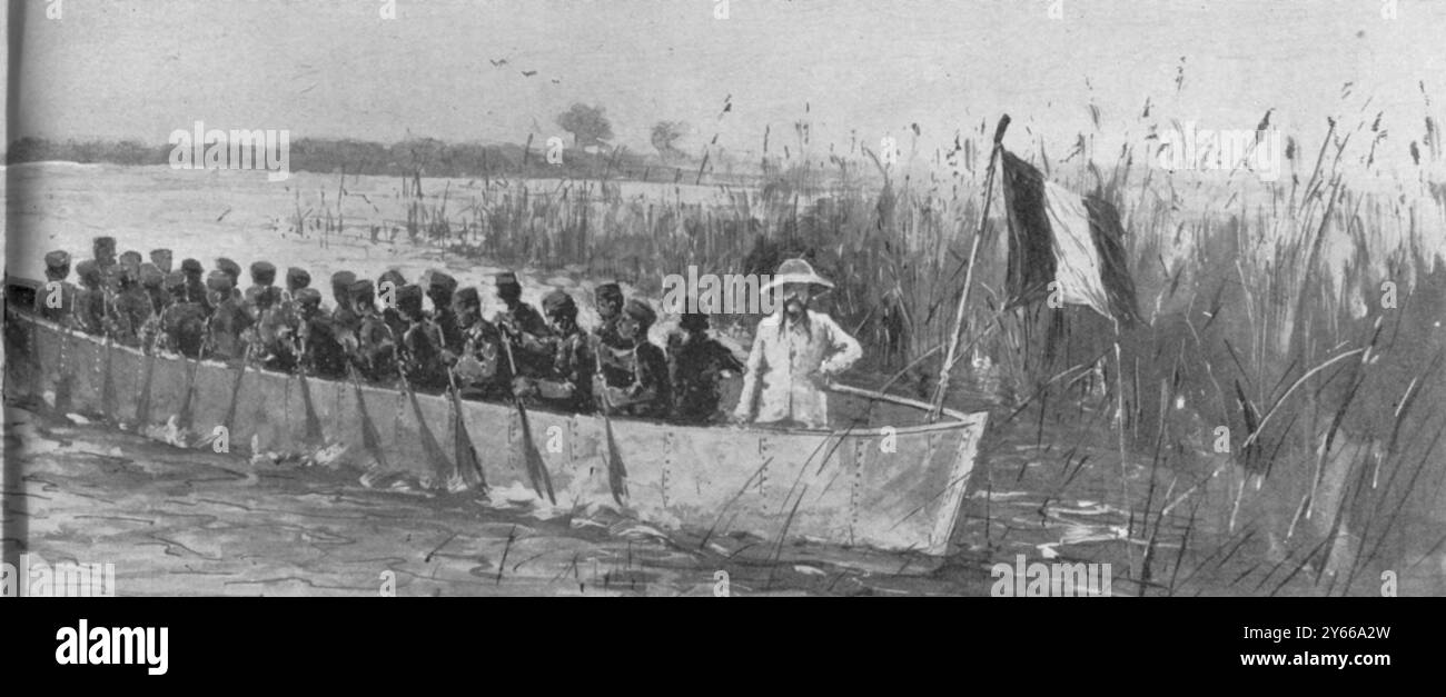 The Situation At Fashoda Incidents Of The Sirdar's Landing 1898 Stock ...