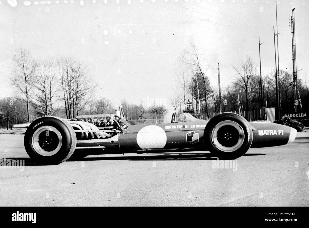 Paris: This is the new French-made Formula 1 Sports car "Matra" which ...