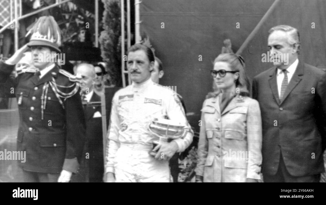 Monaco: British racing driver Graham Hill,reigning World Champion ...