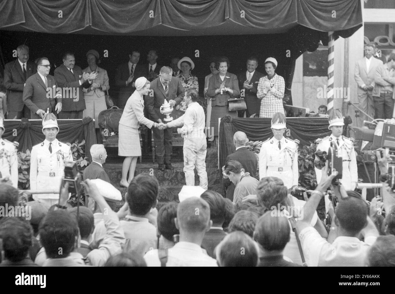 Monaco: British racing driver Jacky Stewartl, winner of Grand Prize ...