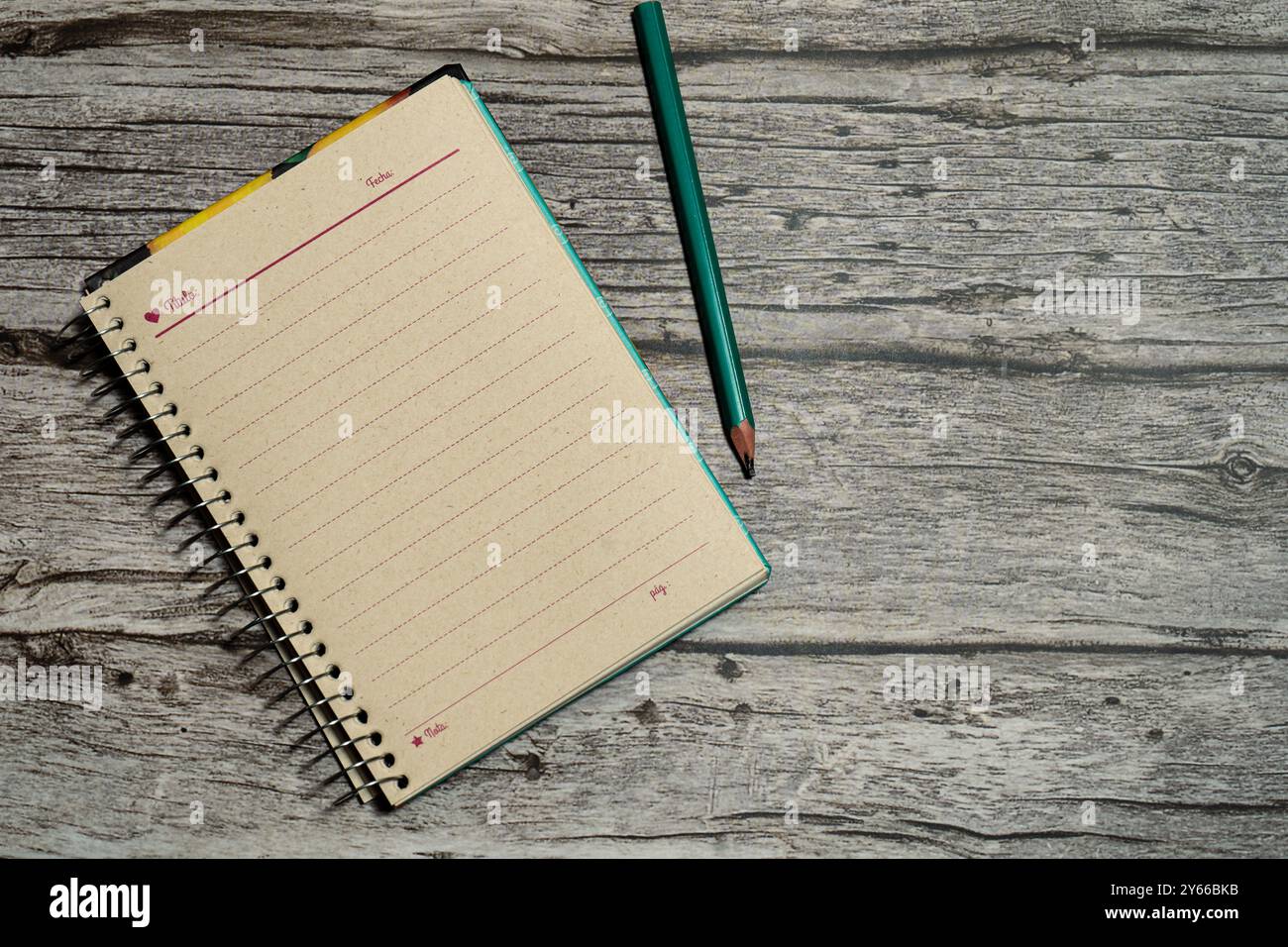 Open exercise book notes pen hi-res stock photography and images - Alamy