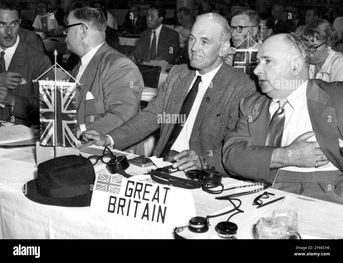 Berlin: The British delegation to the council meeting, being held here ...