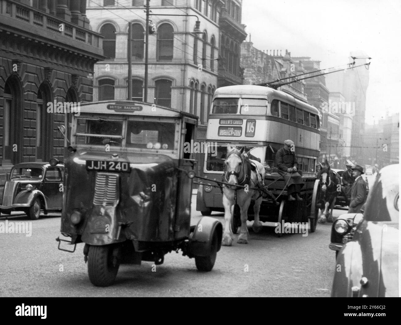A mechanical horse to assist the horse. West Nile Street Glasgow, where ...