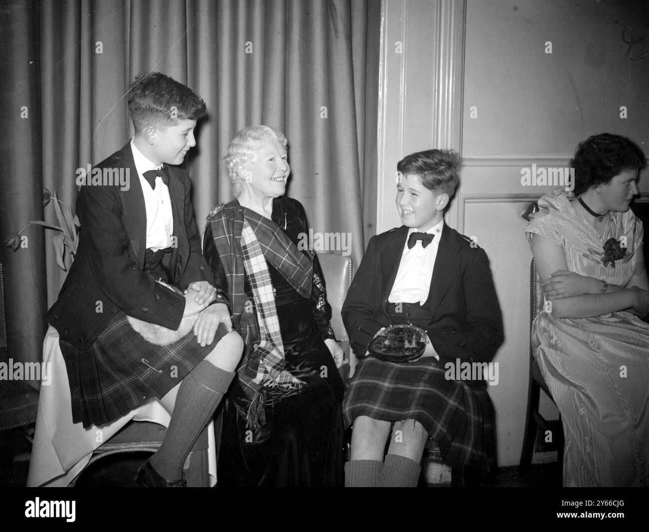 Gathering of the clan John Gordon, Mrs Flora MacLeod of MacLeod and ...