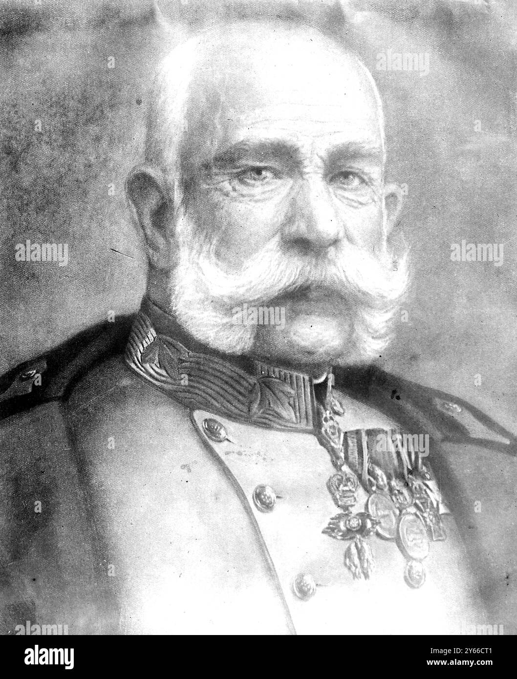 Austria The Emperor Austria's Accession day portrait 1913 Stock Photo ...