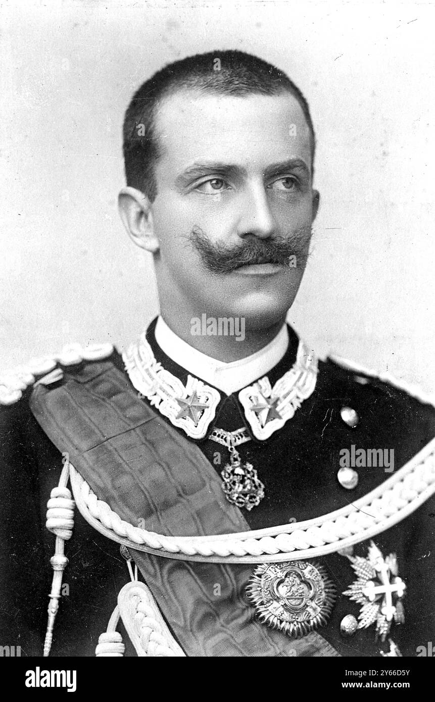 Italy King Victor Emanuel of Italy 1914 Stock Photo - Alamy