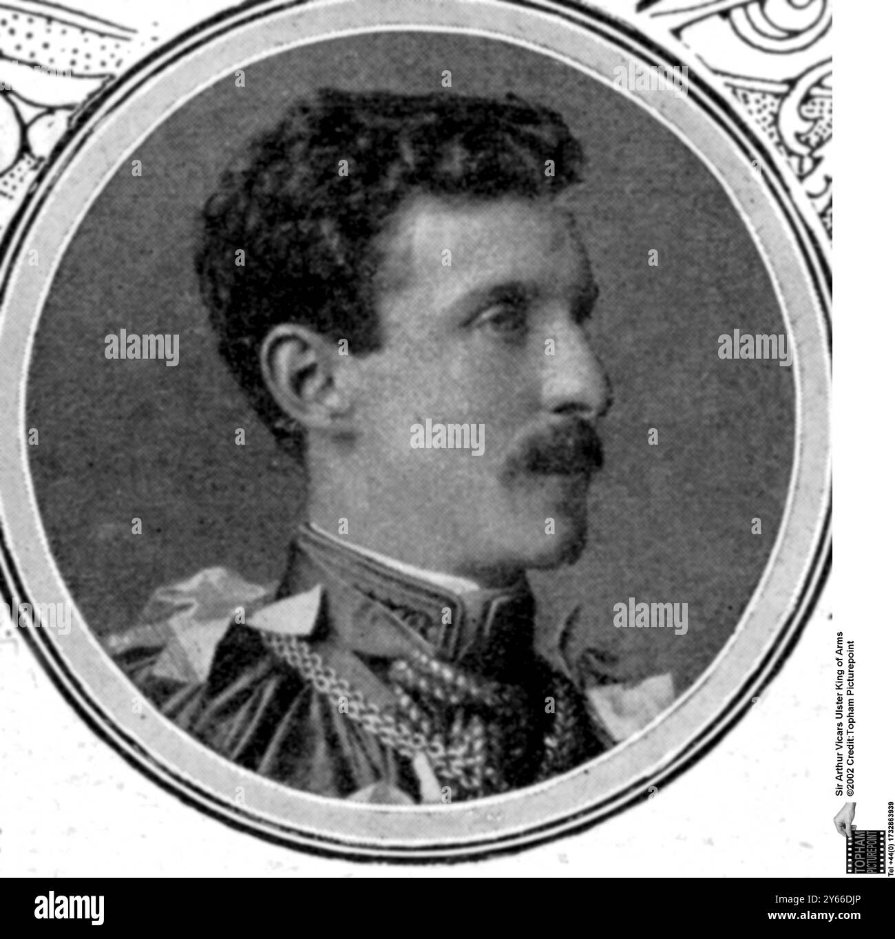 Sir Arthur Vicars Ulster King of Arms Stock Photo - Alamy