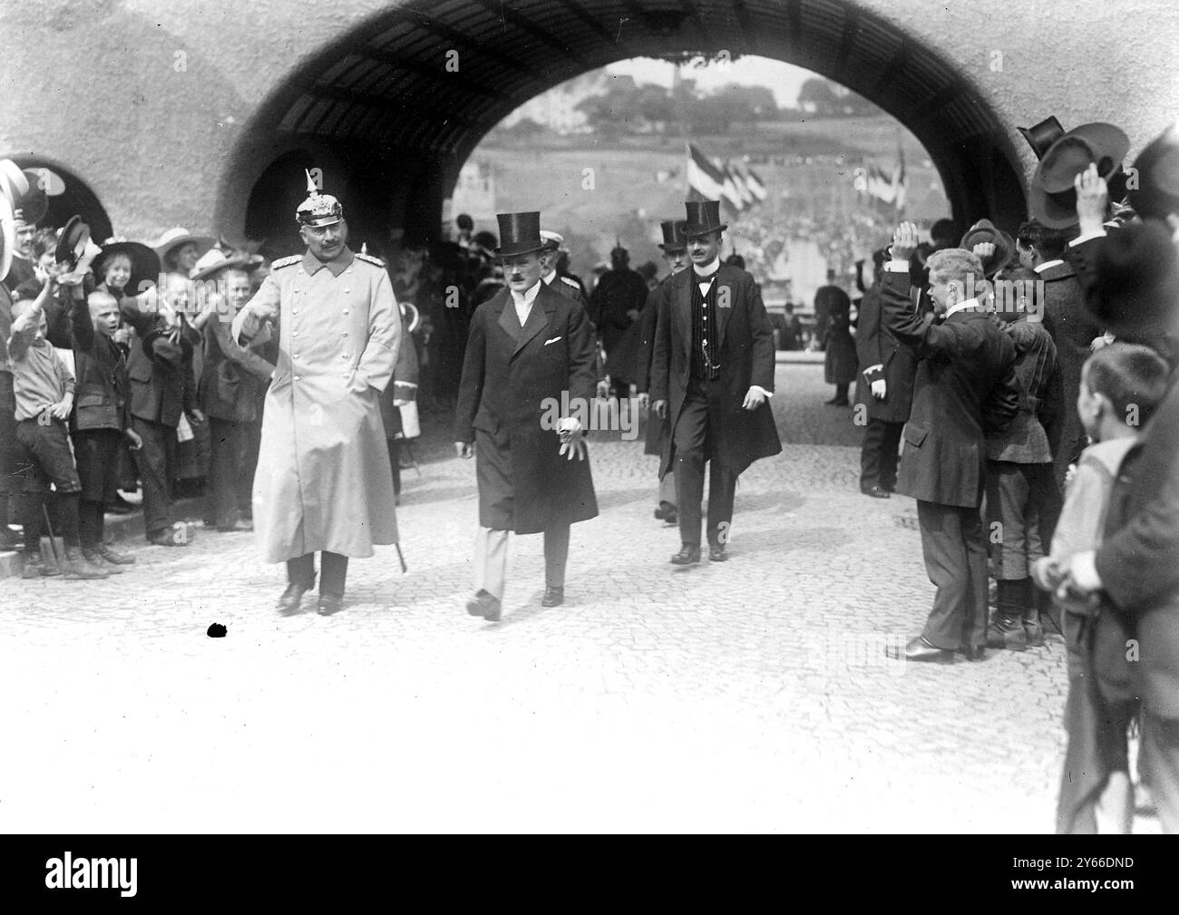 Kaiser at Krupp celebrations 1912 Stock Photo - Alamy