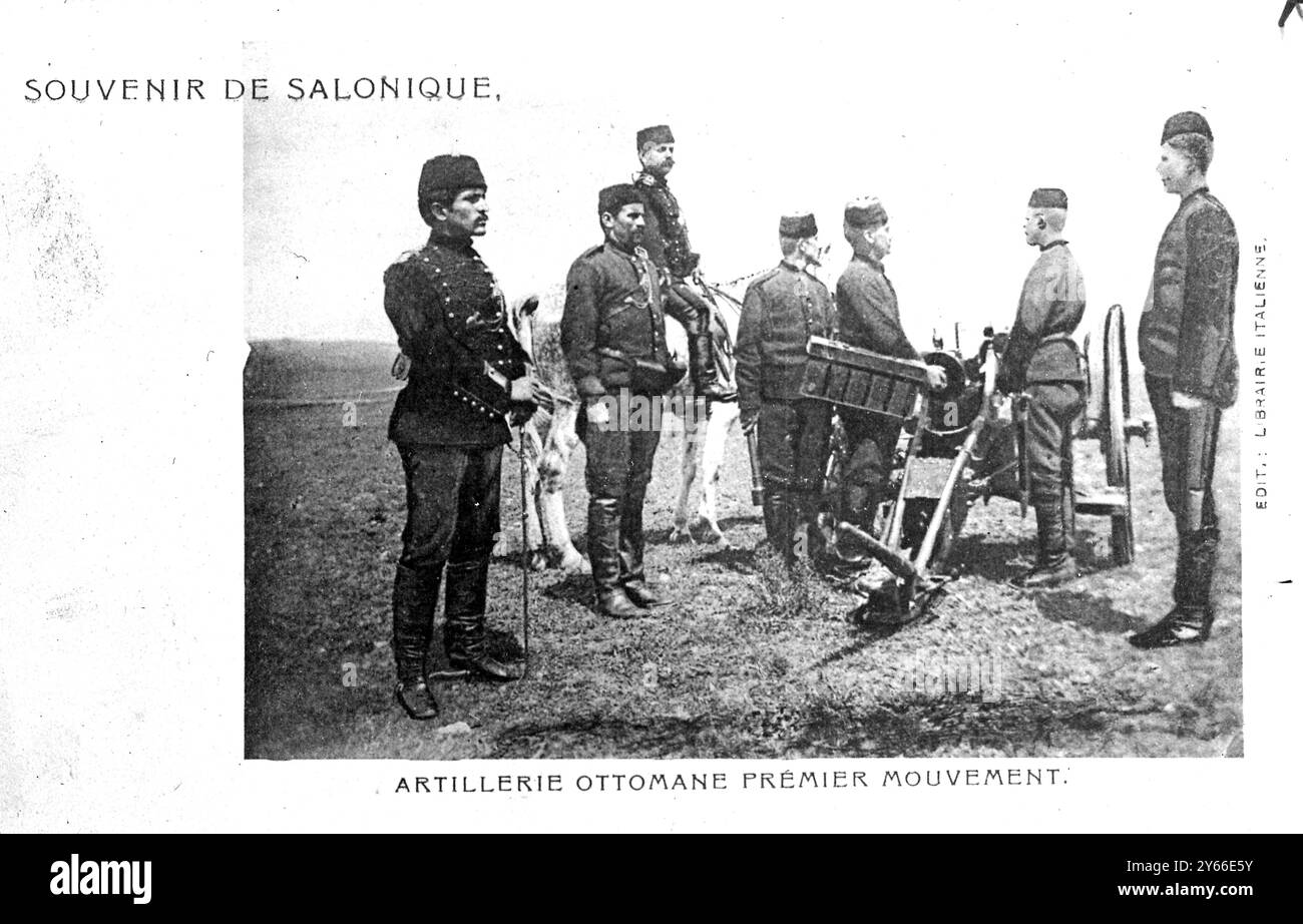 Turkish Army at practice 1915 Stock Photo - Alamy