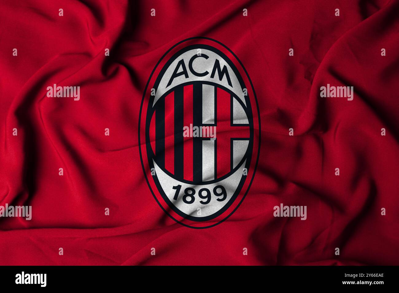 pringsewu, Lampung 24 September 2024; Selective focus flag logo texture ...