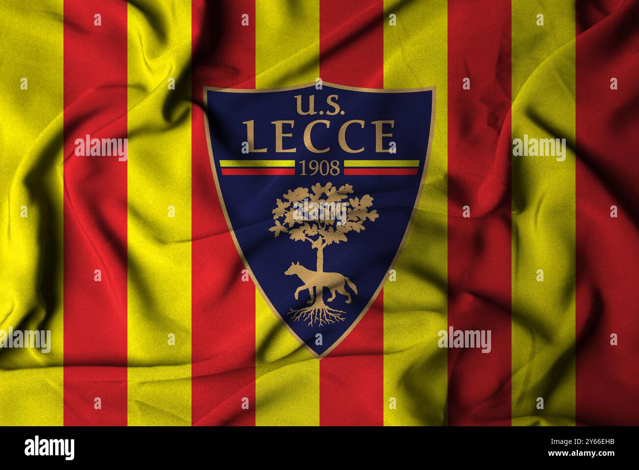 pringsewu, Lampung 24 September 2024; Selective focus flag logo texture ...