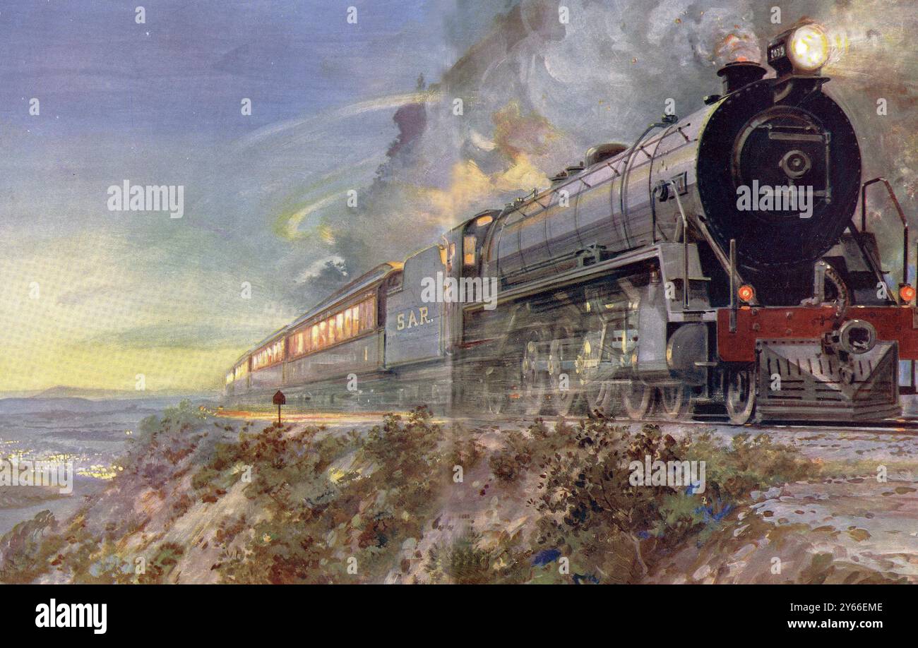 A South African Train de luxe on the Cape Town Johannesburg Line The ...