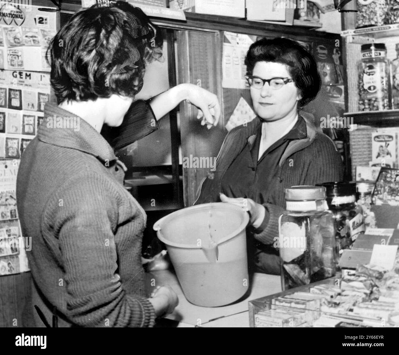 Bucket of disinfectant Black and White Stock Photos & Images - Alamy