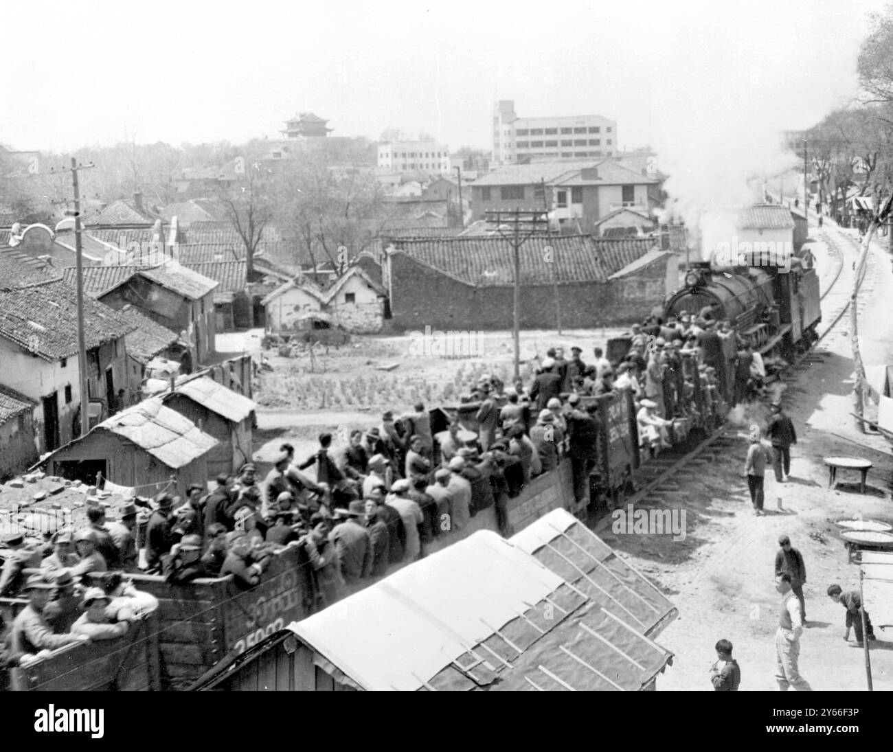 Nanking China with communist troops now in Nanking after cutting the ...