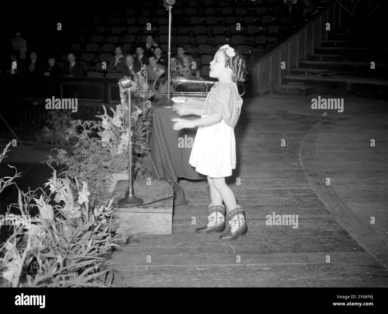 The seven year old American Evangelist, Renee Martz, addressed a large ...