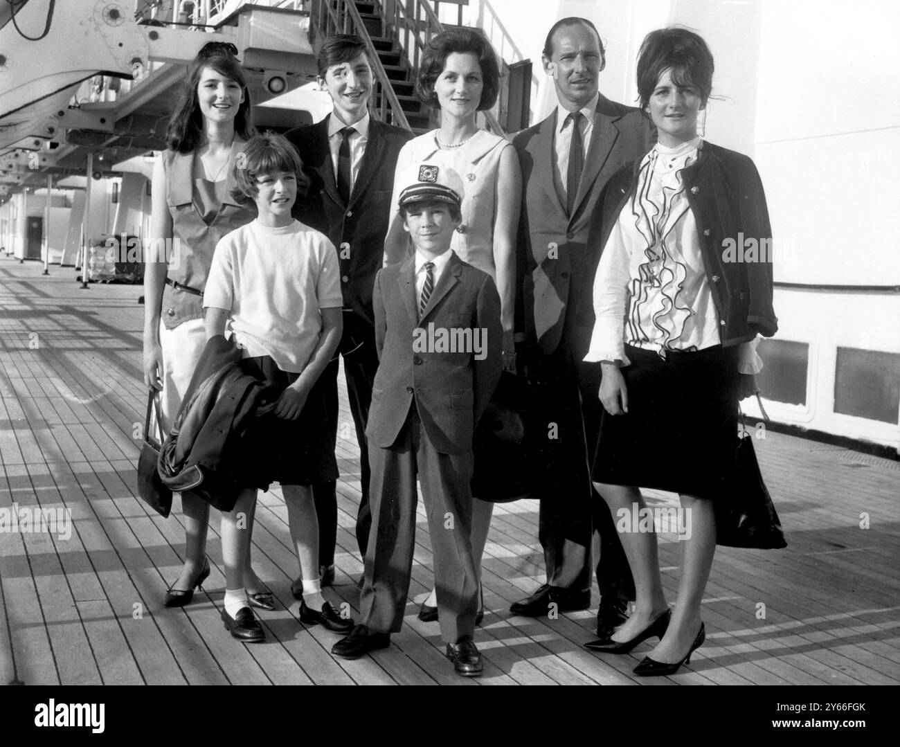 HE The Rt Hon Sir David Ormsby-Gore KCMG went aboard the Queen Mary on ...