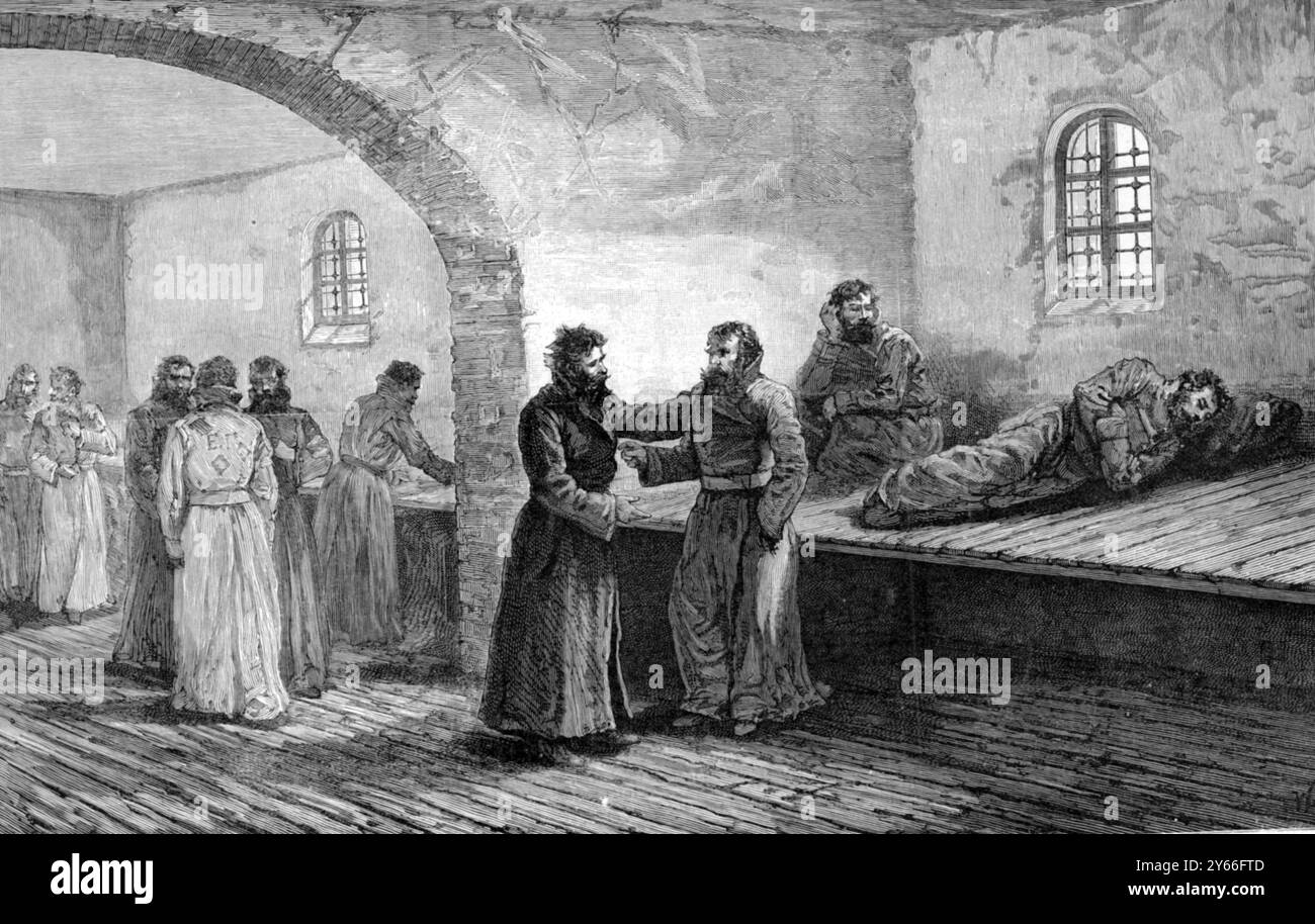 Prison Life in Siberia interior of the criminal prison at Yeniseisk ...