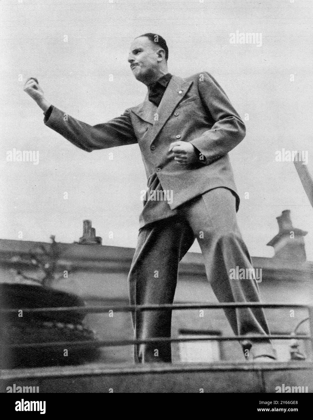 Sir Oswald Mosley Stock Photo - Alamy