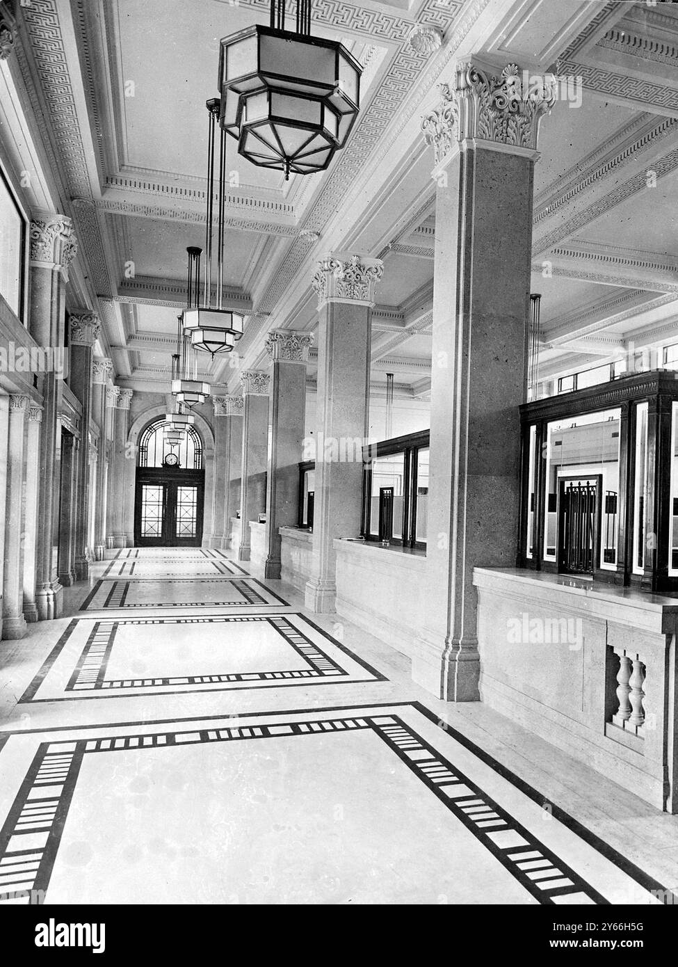 View inside the New Bank Building in Balloon Street Manchester recently ...