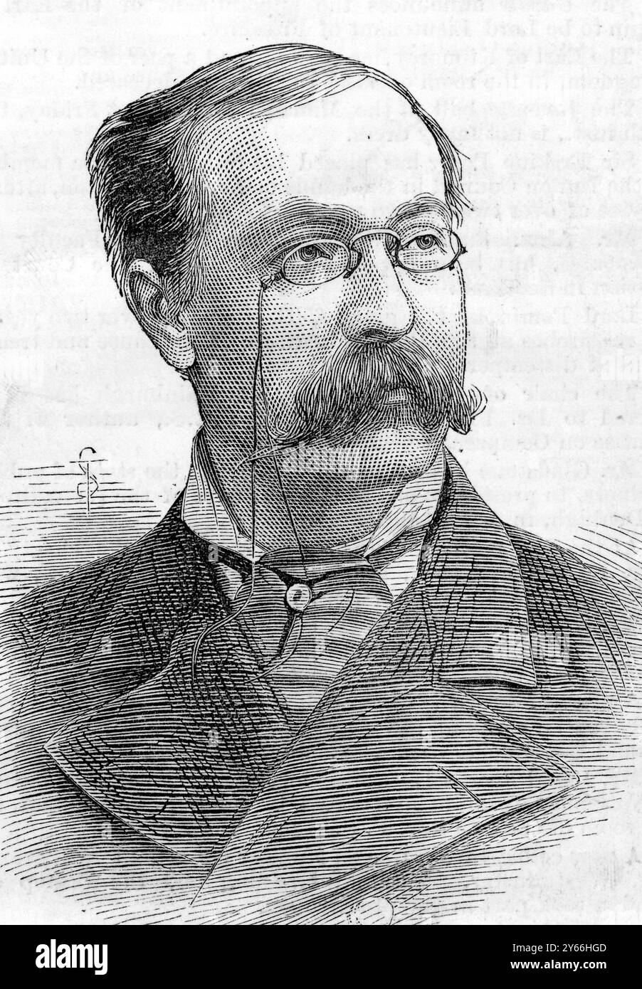 Lieutenant De Long, Commander of the Jeannette. 7th January 1882 Stock ...