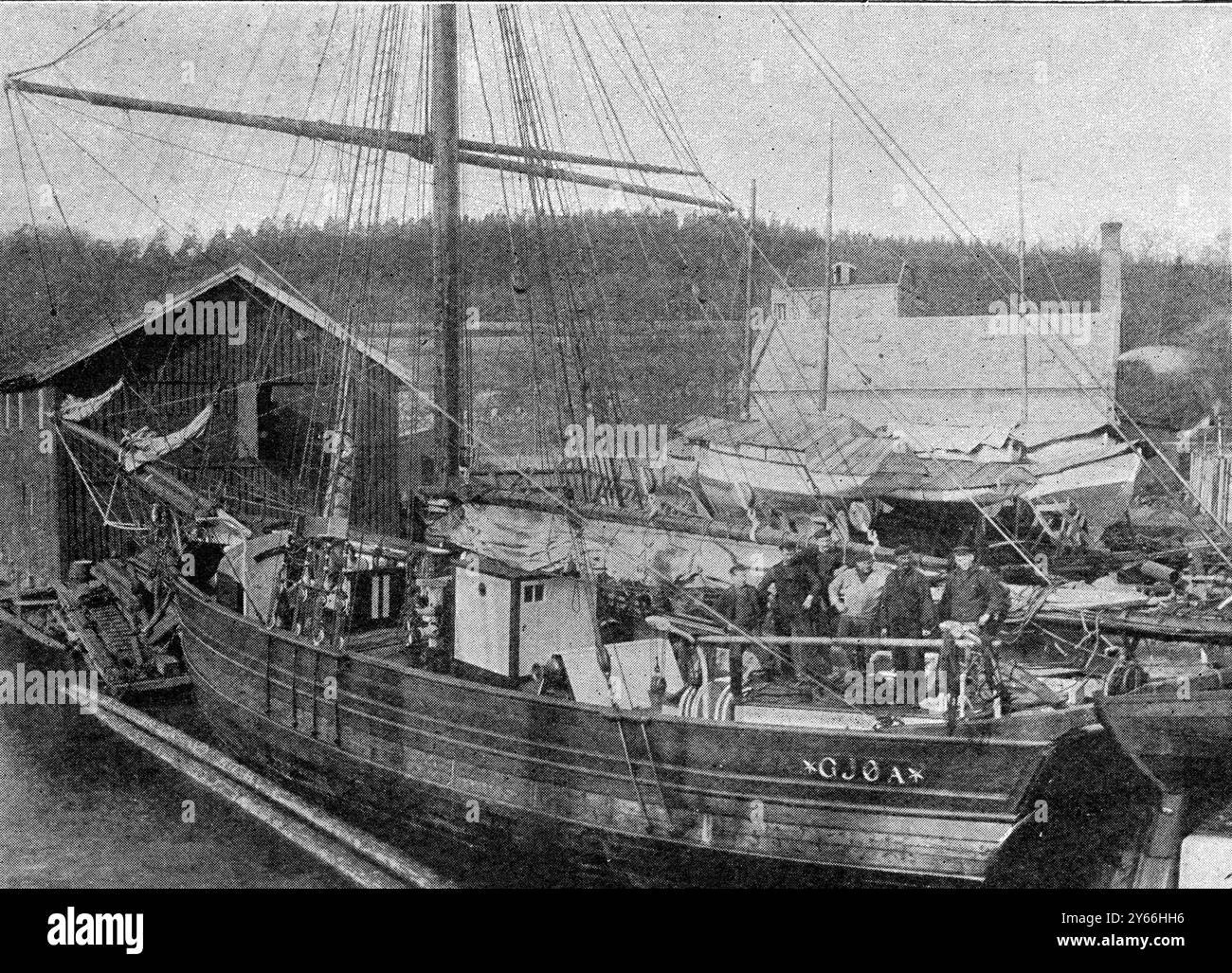 The quest for the magnetic North pole Captain Amundsen's expeditionary ...