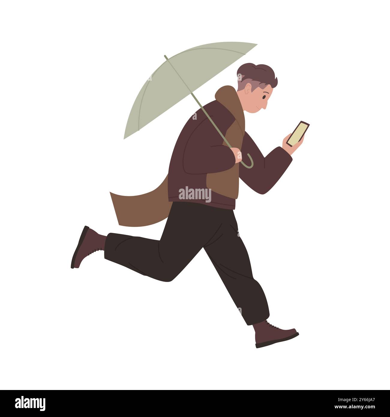 Windy run Stock Vector Images - Alamy