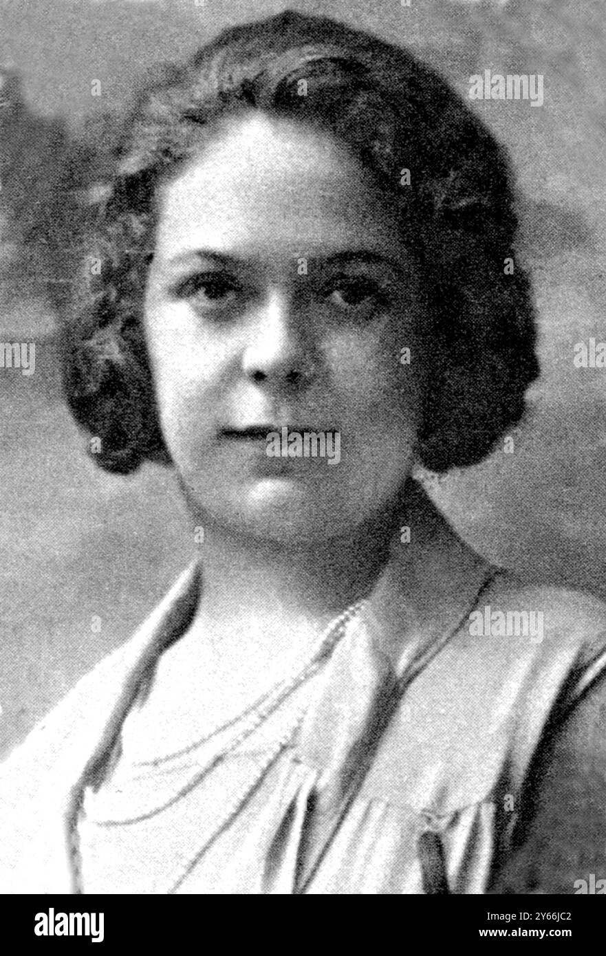 Eva Turner. 9th June 1928 Stock Photo - Alamy