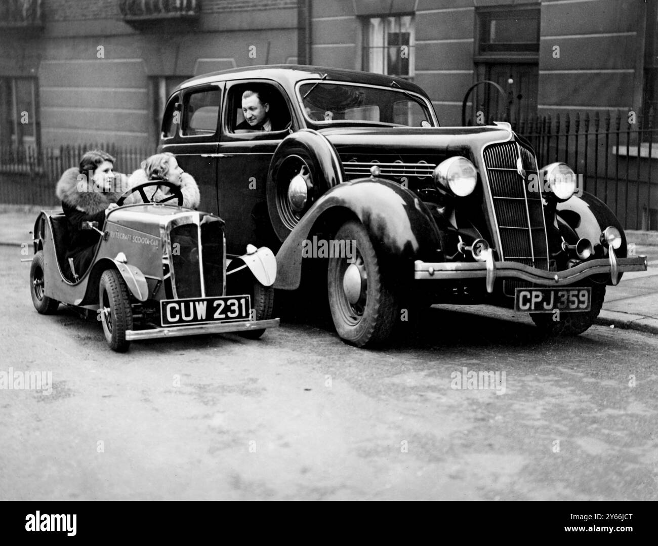 The new Scoota Car- the cheapest car demonstrated in London. Two and a ...