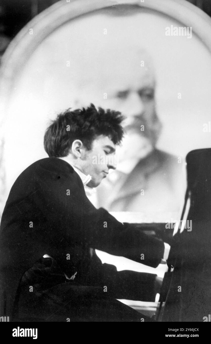 British concert pianist John Ogdon pictured during his performance at ...