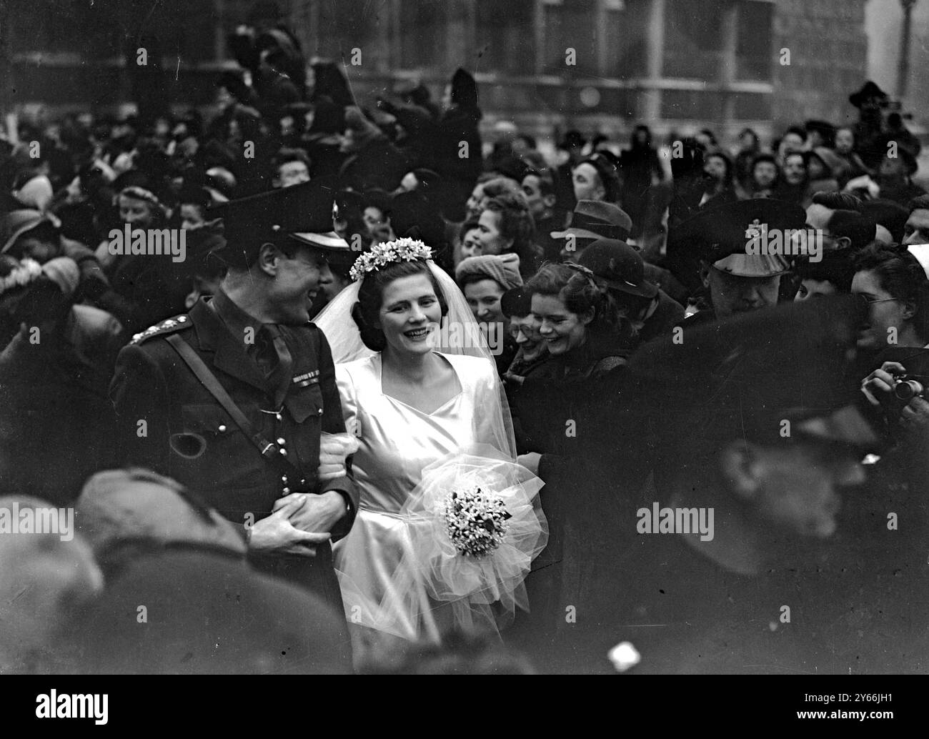 Wedding of Captain Christopher Soames and Mary Churchill 11th February ...