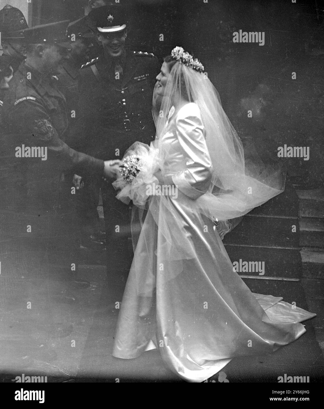 Wedding of Captain Christopher Soames and Mary Churchill 11th February ...